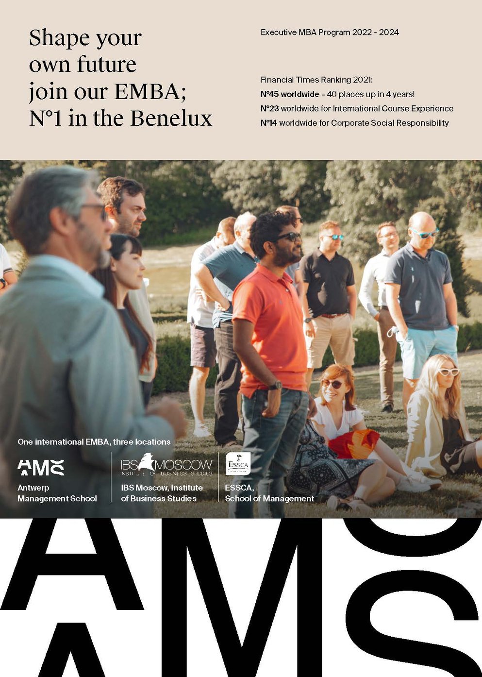 Download the brochure Executive Master of Business Administration (EMBA)